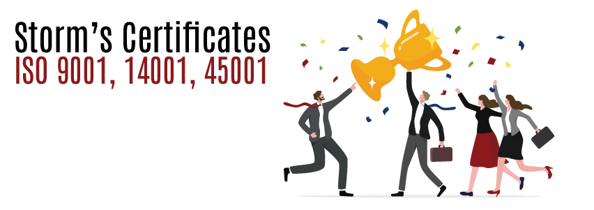 Storm's ISO Certifications